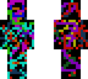Multi Color Skin | Minecraft Skin