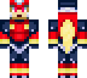 mega man omega | Minecraft Skins