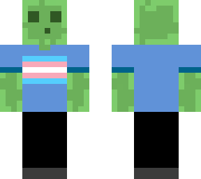 trans slime | Minecraft Skin
