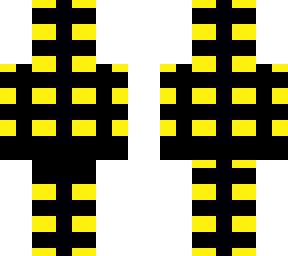 Caution tape man | Minecraft Skin