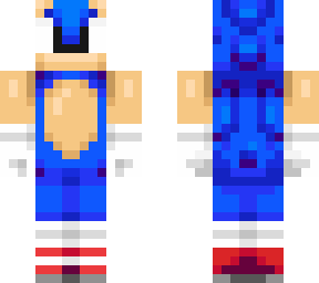 Classic sonic | Minecraft Skin