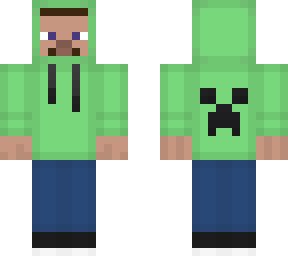 Minecraft Skins Steve Hoodie