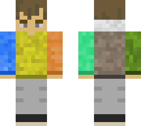 multicolor but detailed | Minecraft Skin