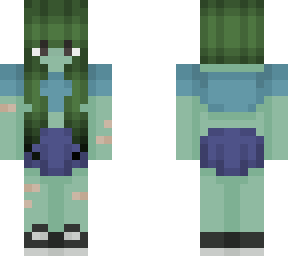 Minecraft Zombie Girl Skin