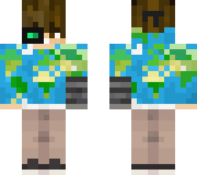 World Map Pullover Minecraft Skins
