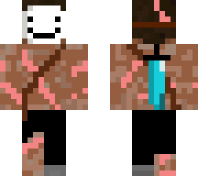 Dream steve damaged | Minecraft Skin