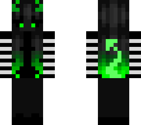 Green demon girl (special skin for 200 likes) | Minecraft Skin