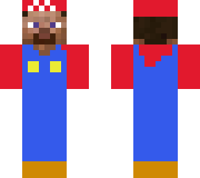mario steve | Minecraft Skins