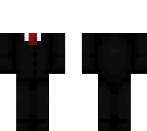 Steve Black Suit | Minecraft Skin