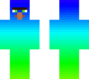 Blue Green Fade Villager | Minecraft Skin