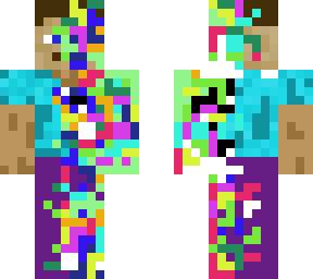 glitched steve | Minecraft Skin