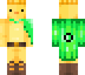 Green King Duck | Minecraft Skin