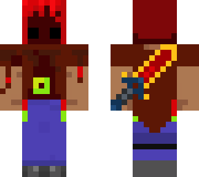 STEVE in livings vines armor minecraft dungeons | Minecraft Skin