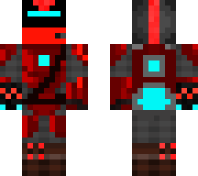 Avatar Xavier ( Super Fire bESKAR ARMOR V5) | Minecraft Skin