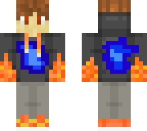 Blue fire | Minecraft Skin