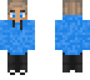 Blue Gamer Boy | Minecraft Skins