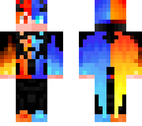 Fire Demon Minecraft Skin