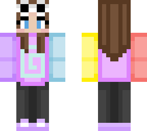 Karl hoodie gogy goggles girl | Minecraft Skin
