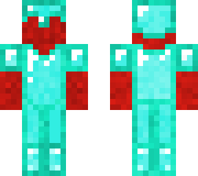 magma full diamond armor | Minecraft Skin