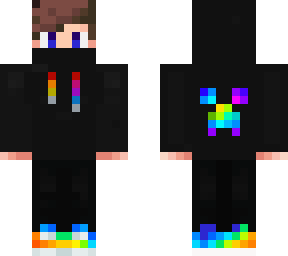 rainbow gamer | Minecraft Skin