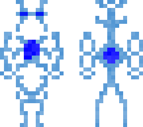 Alien Entity (W/ Attachable Armour) | Minecraft Skin