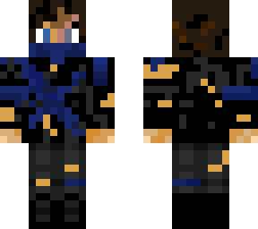 Blue/Black Bandito | Minecraft Skin