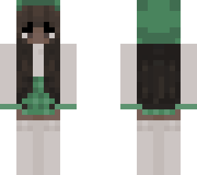 cute frog black girl | Minecraft Skin