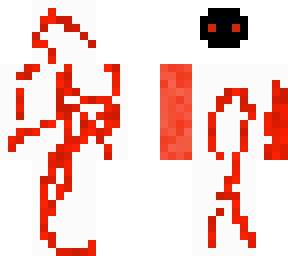 Entity 303 with blood | Minecraft Skin