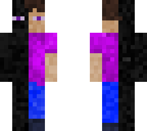 Half Enderman Half Human. | Minecraft Skin