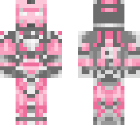 pink iron man | Minecraft Skin