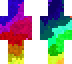 Rainbow Skin | Minecraft Skin