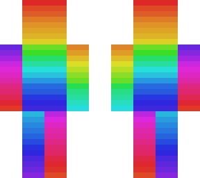 Rainbow Skin | Minecraft Skins
