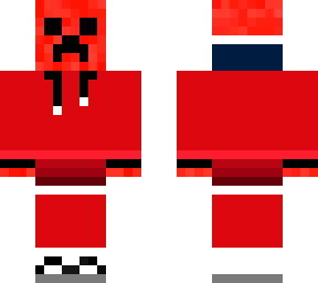 red crepper man | Minecraft Skin