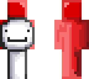 red shaded dream | Minecraft Skins