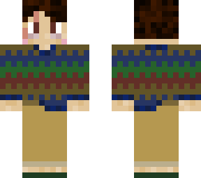 sweater dude w scar | Minecraft Skin