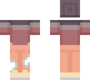 Warm aesthetic clothes base | Minecraft Skin