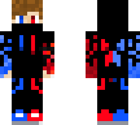 Water and Fire boy | Minecraft Skin