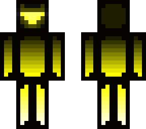Yellow Gradient Person | Minecraft Skin