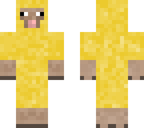 Minecraft Yellow Sheep