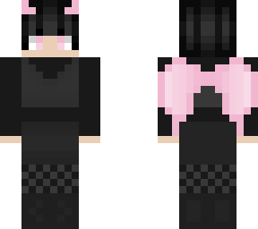 Yin the pink demon | Minecraft Skin