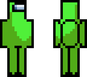 Among Us Lime Crewmate | Minecraft Skin