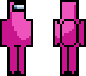 Among Us Pink Crewmate | Minecraft Skin