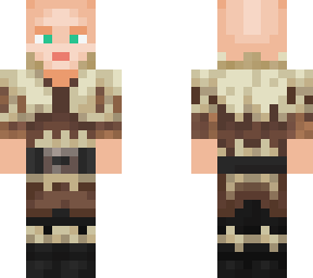 Bald guy in villager garb | Minecraft Skin