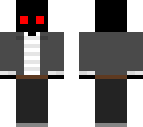 black mask | Minecraft Skin