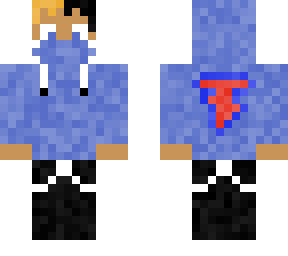 Blue Hoodie Faze boy | Minecraft Skin
