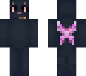blunt cat with wings | Minecraft Skin