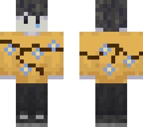 Ghostbur Wrapped In Flowers | Minecraft Skin