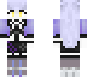 Kda All Out Evelynn Slim Version | Minecraft Skin