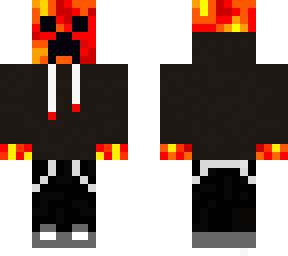 lava creeper boy | Minecraft Skin