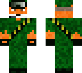 Military fox | Minecraft Skin